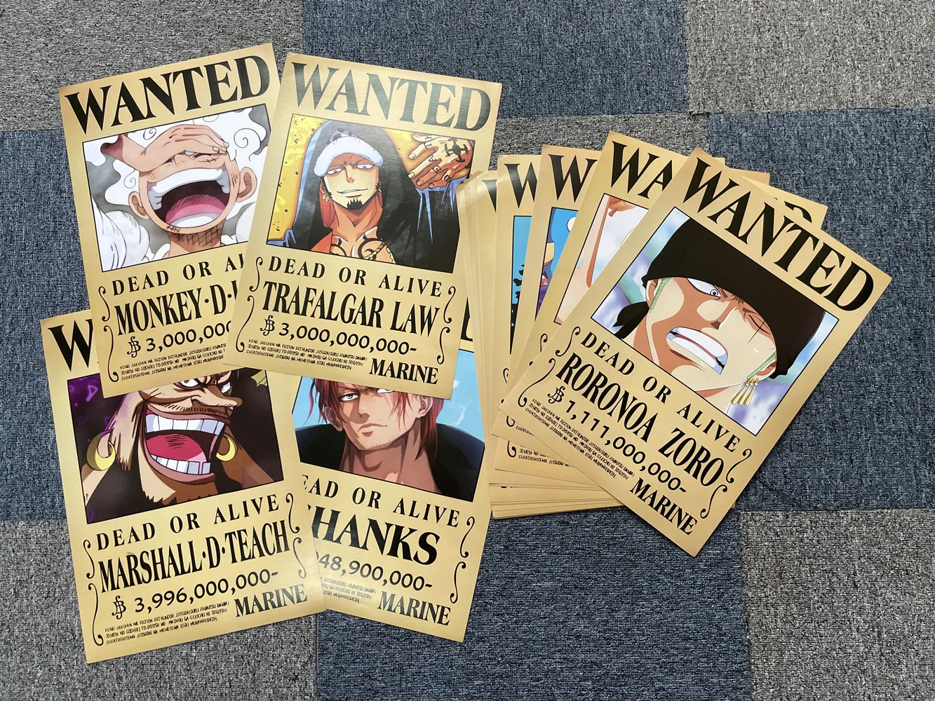 One Piece Wanted Poster Straw Hat Pirates