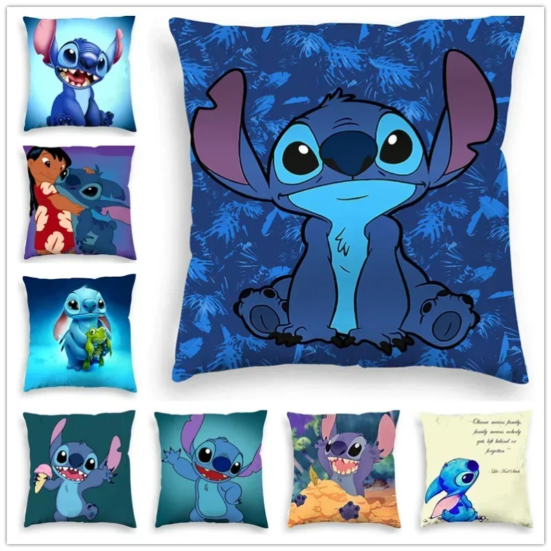 45x45cm-Disney-Kawaii-Stitch-Cushion-Cover-Plush-Toys-Stitch-Pillowcase ...