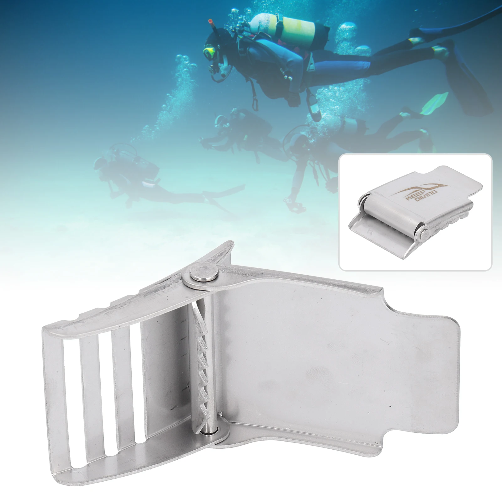 Diving-Stainless-Steel-Weight-Belt-Buckle-Harness-Webbing-Buckle ...