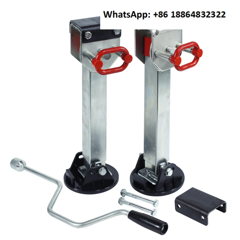90 degree folding RV heavy-duty leg handle trailer hand cranked balance ...