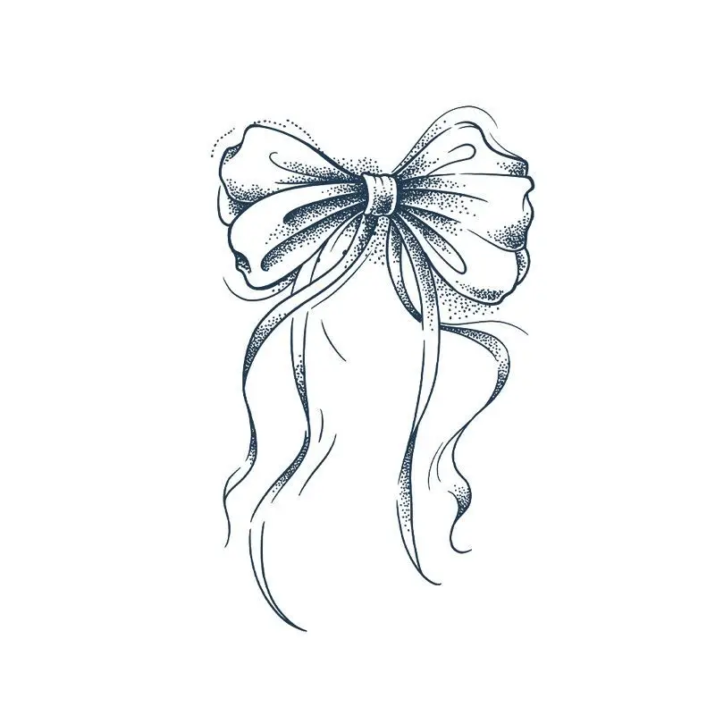 Ribbon Bow Drawings Tattoo