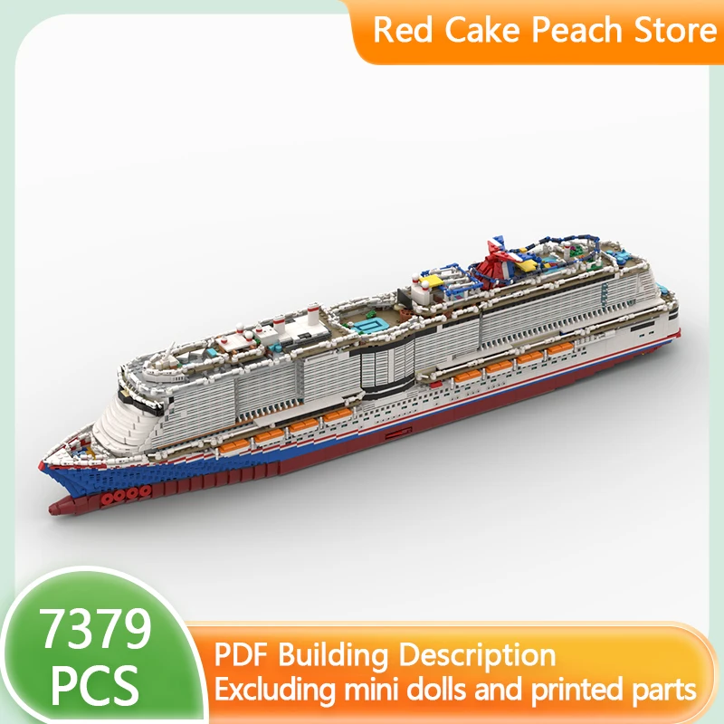 Boat-Model-MOC-Building-Bricks-Carnival-Roller-Coaster-Cruise-Ship ...