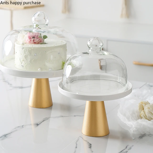 Ceramic Cake Plate With Dome