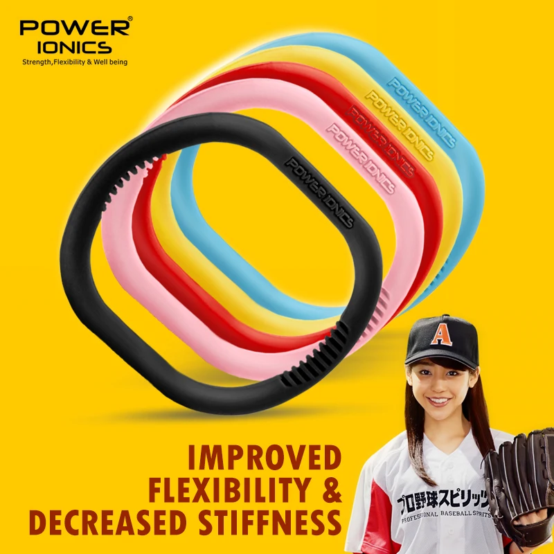 POWER-IONICS-1PC-Unisex-1000-Anions-Titanium-Germanium-Sports-Wristband ...