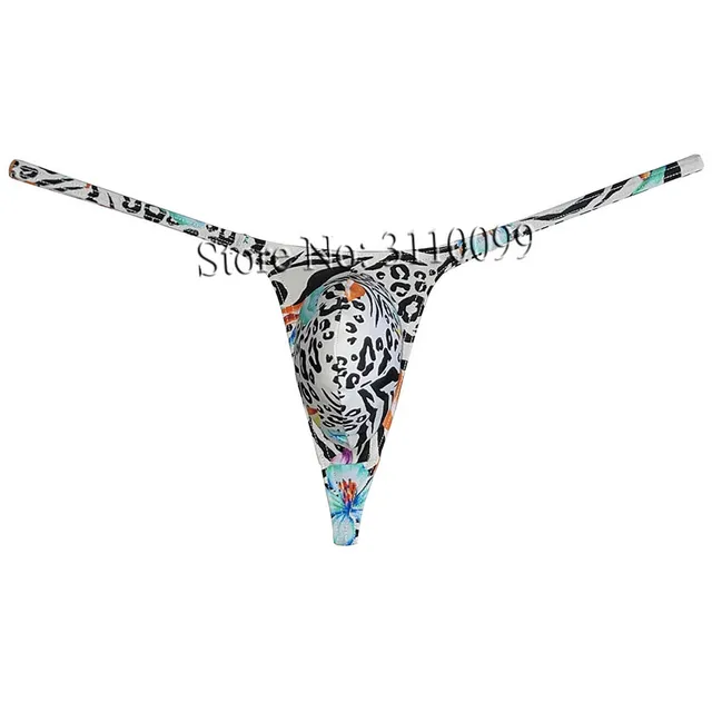 Men's Contour Thong Pouch String Bikini Physique Posing Tanga Underwear