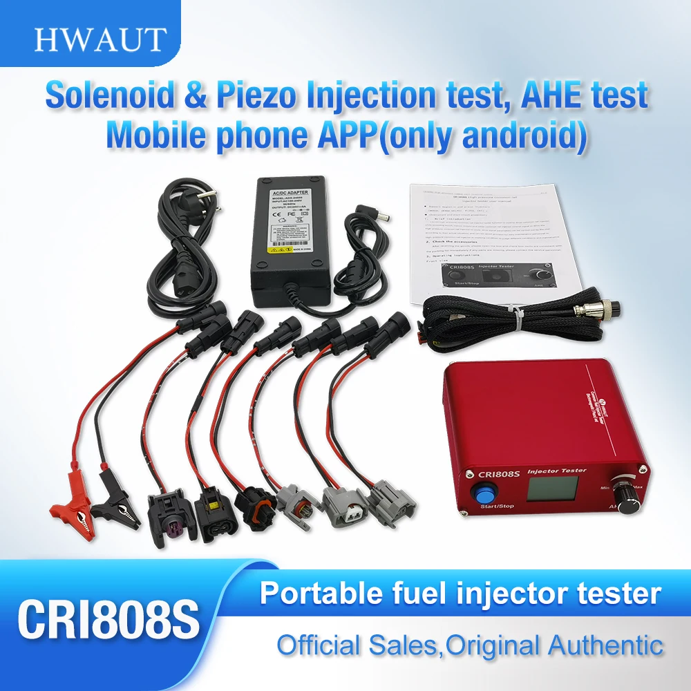 HWAUT-CRI808S-Diesel-Fuel-Piezo-Injector-AHE-Tester-Solenoid-Injectors ...