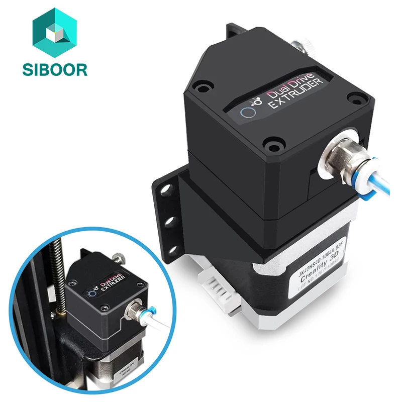 Extruder 3D Printer Parts Dual Drive Bowden Direct Extruder For PLA ABS ...