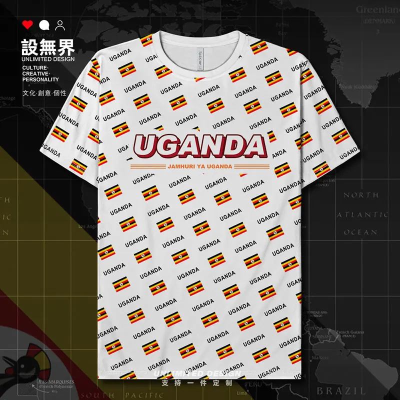 Uganda Ugandan UGA Quick Dry t shirt men's sporting clothing Short ...