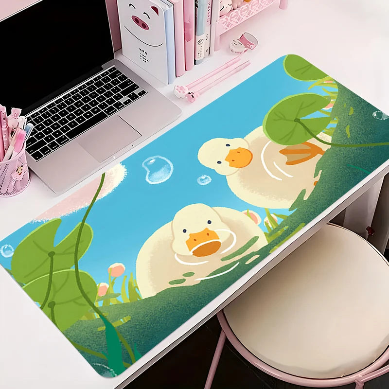 XXL Gaming Accessories Cartoon Gamer Keyboard Rubber Desk Mat Duck Non ...