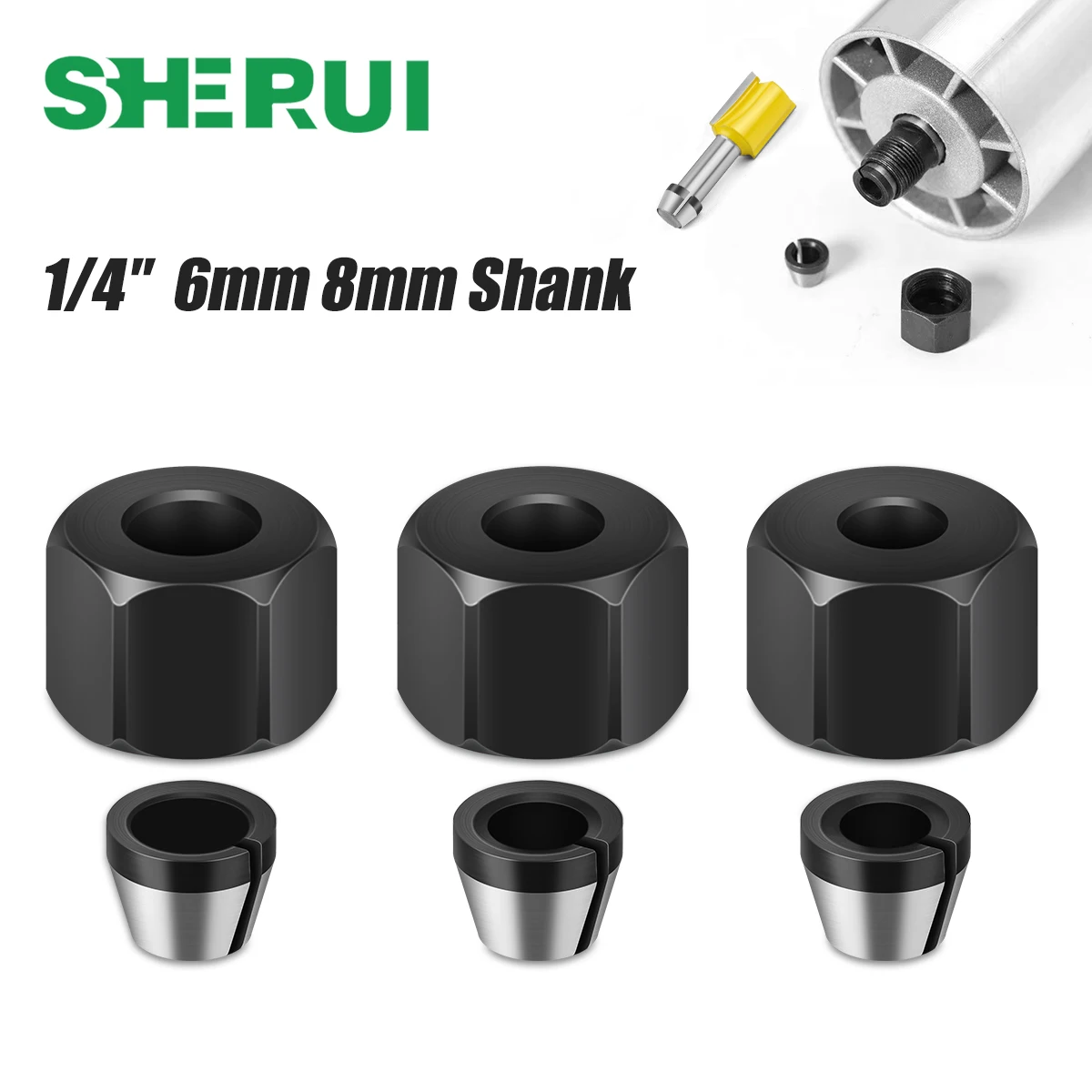 6mm-6-35mm-8mm-Collet-Chuck-With-Nut-Engraving-Trimming-Machine-Router ...