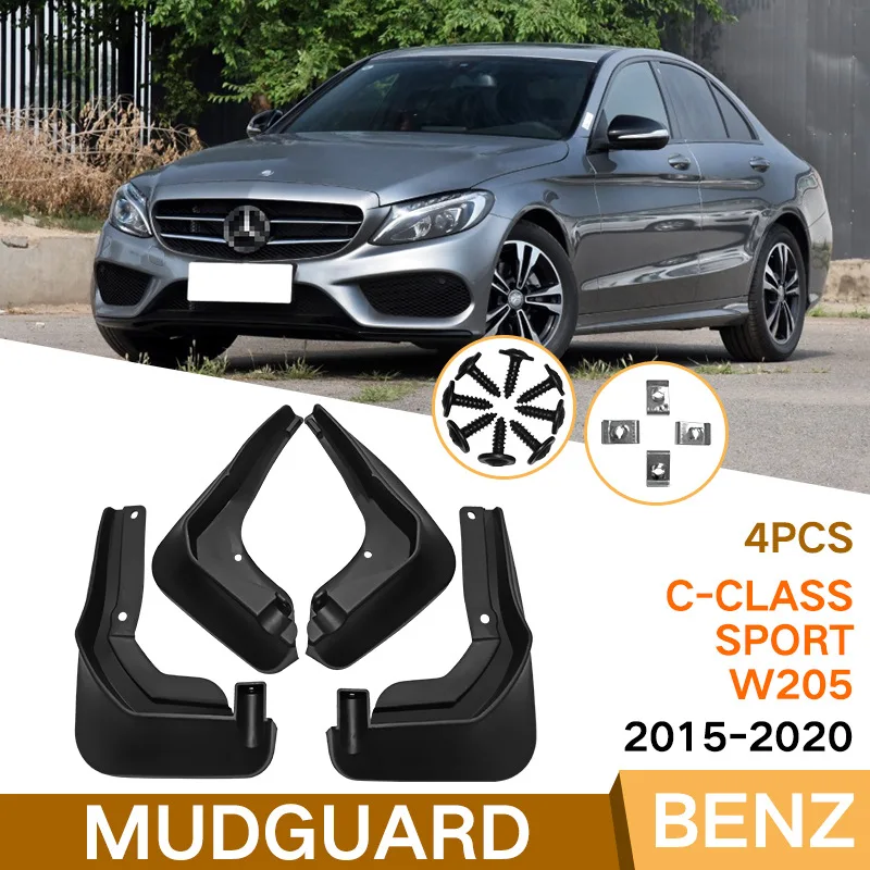 Mud-Flaps-For-Mercedes-Benz-C-Class-Sport-W204-2020-15-11-08-2007 ...