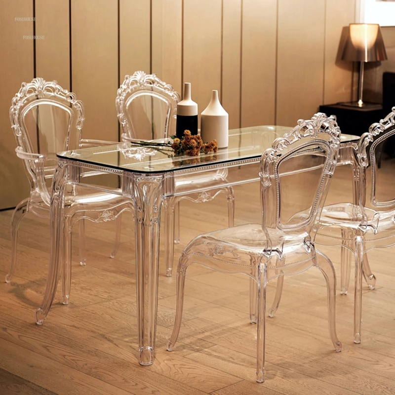 Acrylic Dining Table And Chairs