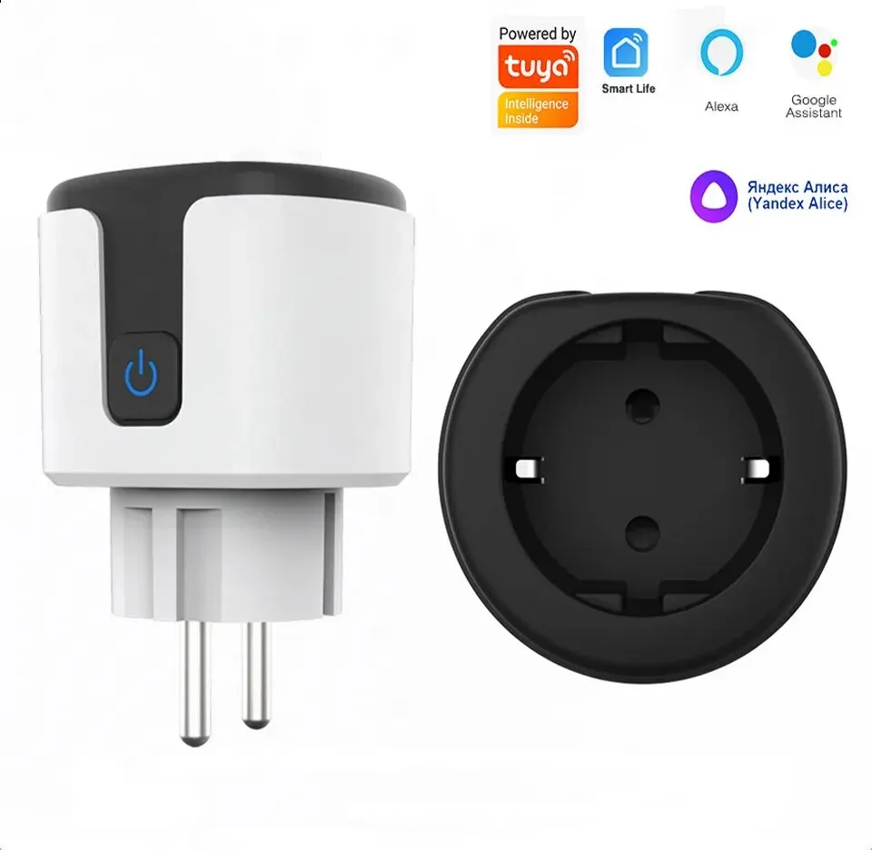 Smart-Socket-EU-16A-20A-AC240V-Wifi-Smart-Plug-Power-Outlet-Alexa ...