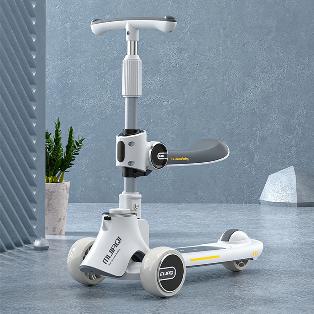 Scooters-de-pontap-dobr-veis-com-assento-para-crian-as-altura-ajust-vel ...