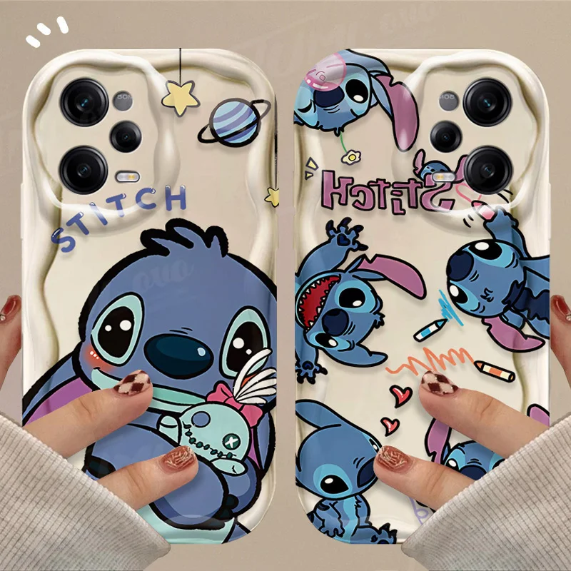Funda-de-Disney-Stitch-3D-Wave-para-Xiaomi-Redmi-Note-13-12-Pro-Plus ...