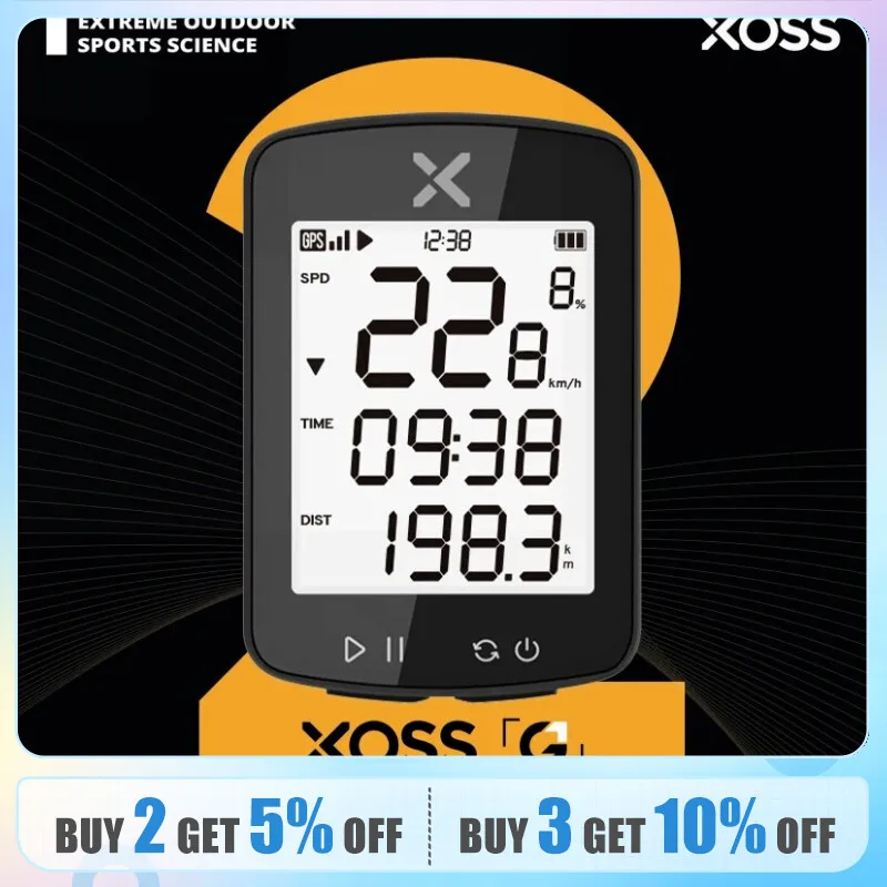 XOSS-G2-GPS-Bike-Computer-Wireless-Cycling-Speedometer-Road-Bike-MTB ...