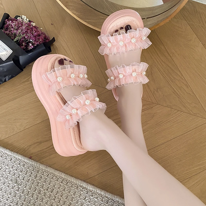 Slippers-Casual-Flat-Shoes-Female-Platform-Slides-Med-Slipers-Women ...