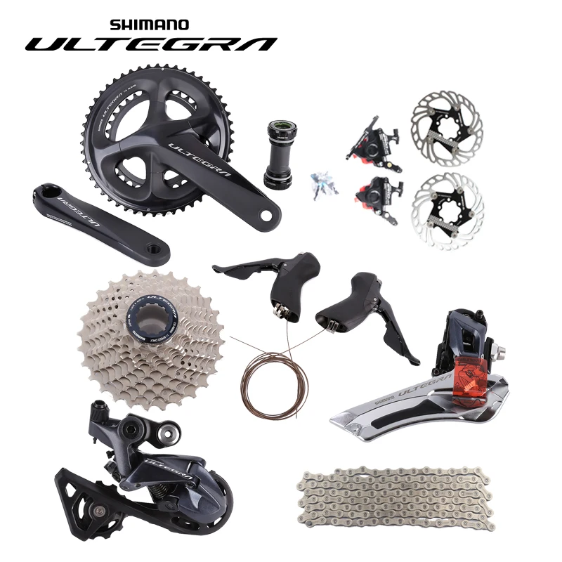Shimano Ultegra R8000 Racefiets 2x 11 Speed Disc Iiiipro Rem Groupset Update 6800 165/170/172.5 ...