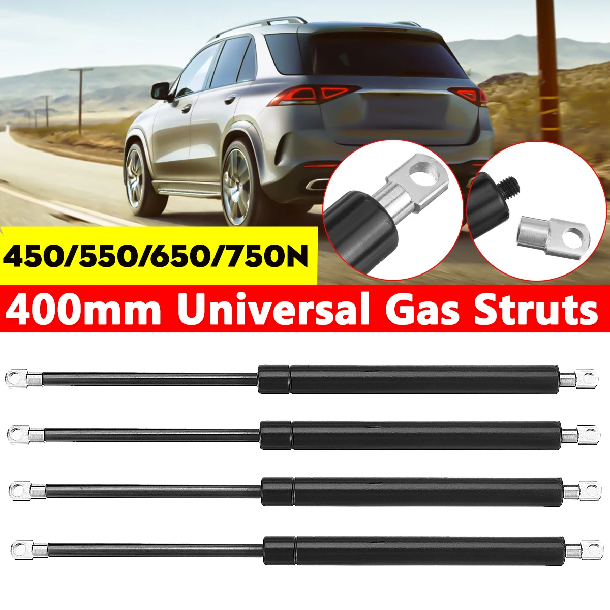 1PC-400mm-Universal-Car-Gas-Struts-Spring-450N-550N-650N-750N-Trunk ...