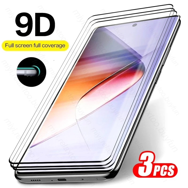 3Pcs 19D Tempered Glass For Infinix Note 40 Pro 5G 4G Curved Screen ...