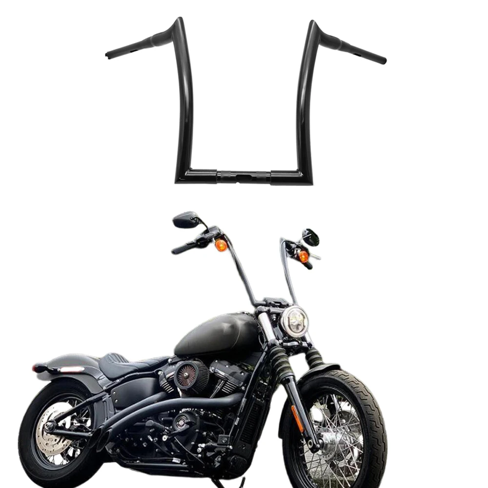 Retro Motorcycle 1.25'' Handlebar 16'' Super High Pullback Steering ...