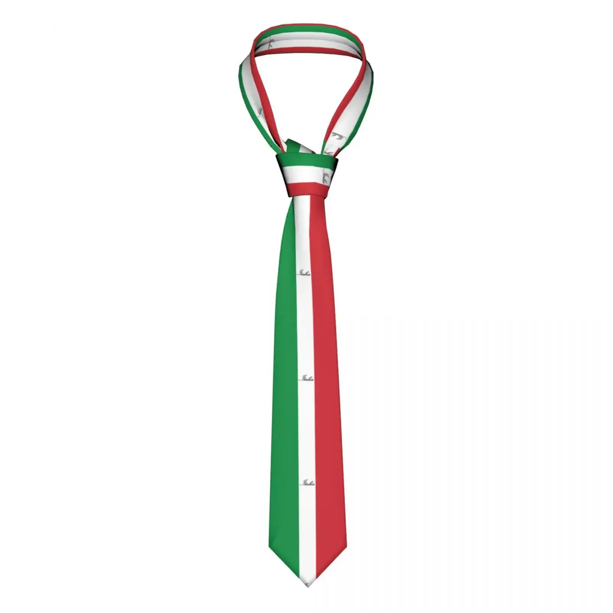 Italian-Flag-Of-Italy-Italia-Necktie-Men-Casual-Polyester-8-cm-Wide ...