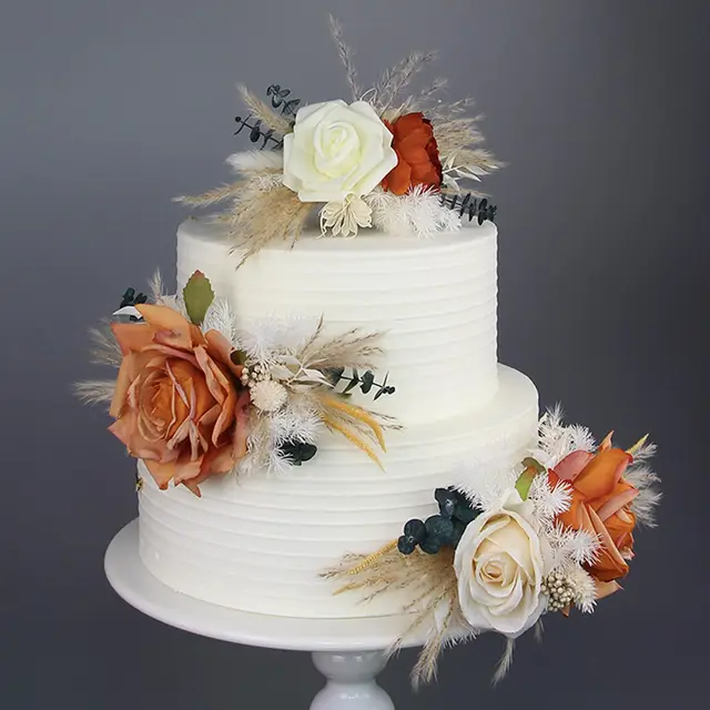 Terracotta wedding cake 60 photos - Astyledwedding.com