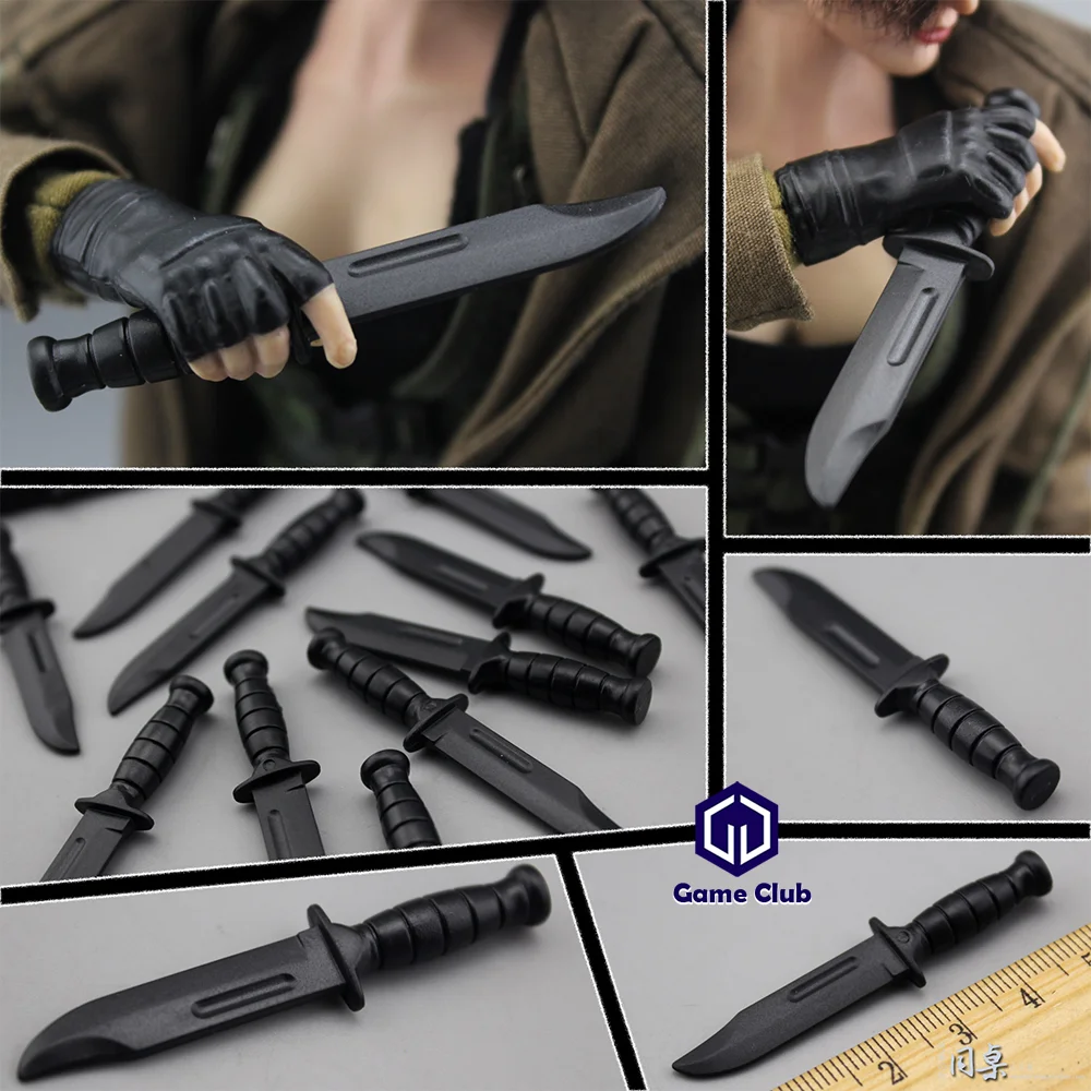 1/6 Scale Tactical Dagger Model Short Daggers Plastic Knife Cold Weapon ...