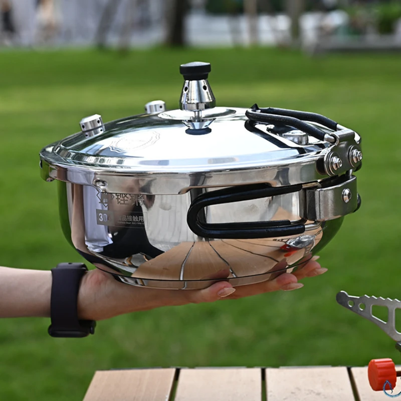 Outdoor-Pressure-Cooker-Portable-Cooking-Pot-Stainless-Steel-Convenient ...