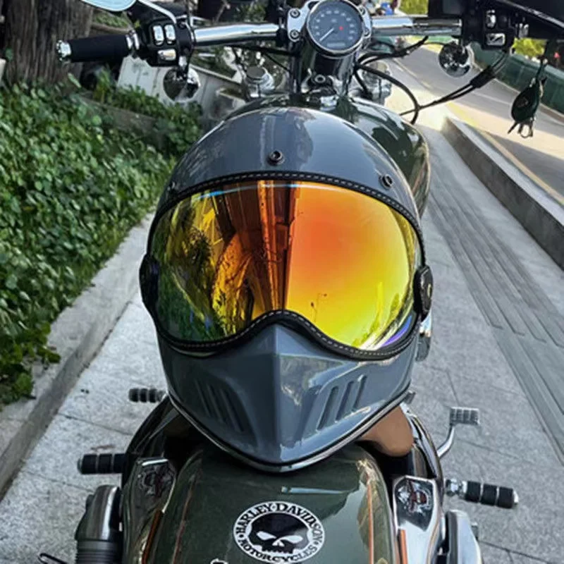 Vintage Full Face Motorcycle Helmets