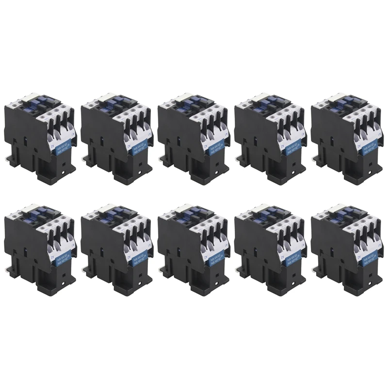 10X-Power-AC-Contactor-1NO-AC-220V-50-60Hz-Coil-Motor-Starter-Relay-32A ...