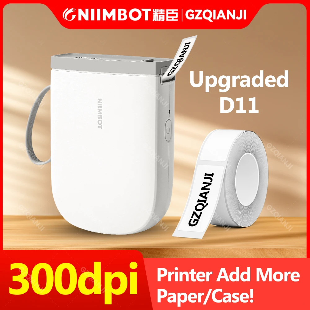 300dpi-Nimbot-D11H-Mini-Portable-Bluetooth-Wireless-Label-Sticker ...