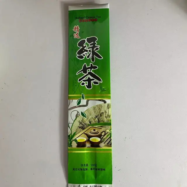 250 G Queshe Törmelék Tea Táska Cipzáras Táskák Kínai Törött Zöld ...