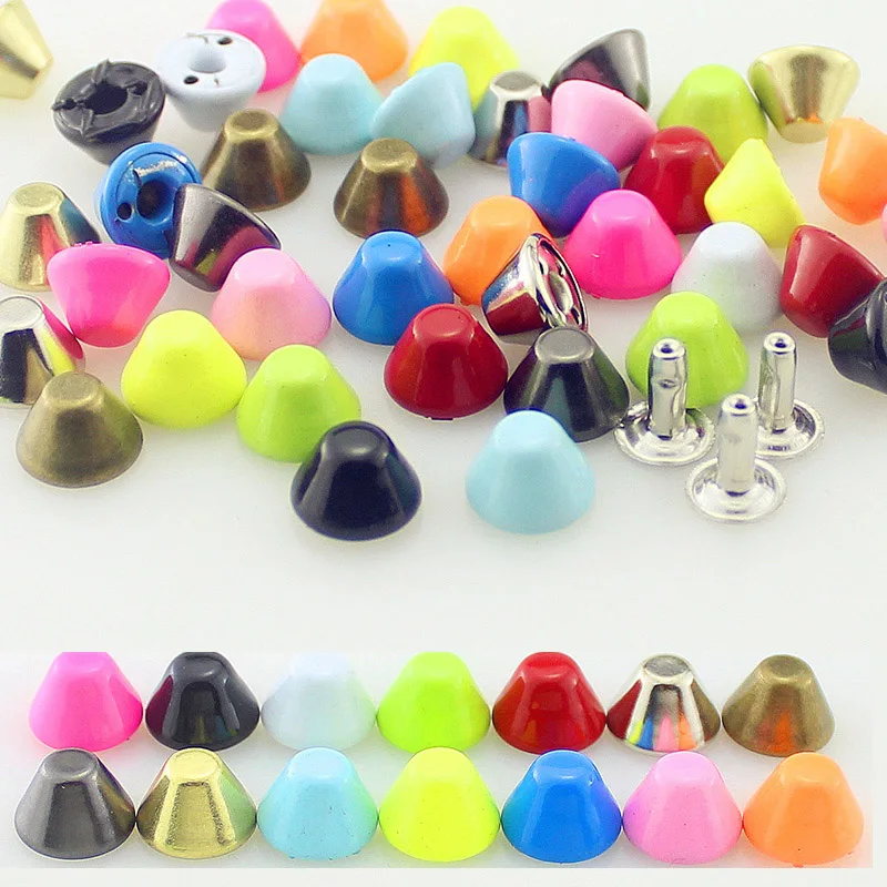 100Sets-Colorful-Painted-10x7mm-Punk-Bucket-Rivets-For-Leather-Craft ...