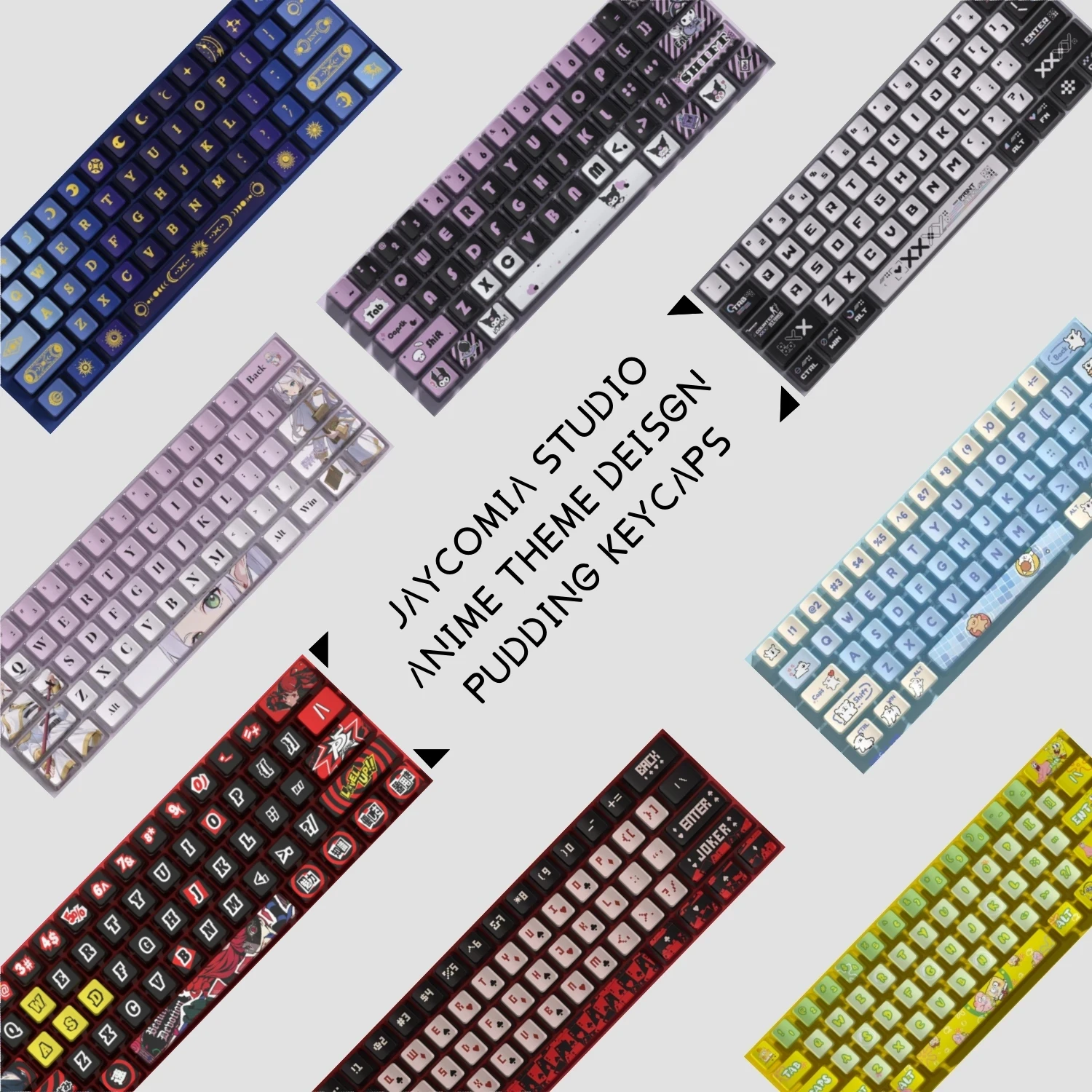 EVA-Anime-Themed-Pudding-Keycaps-PBT-PC-Material-Dye-Sub-OEM-Big-Set ...