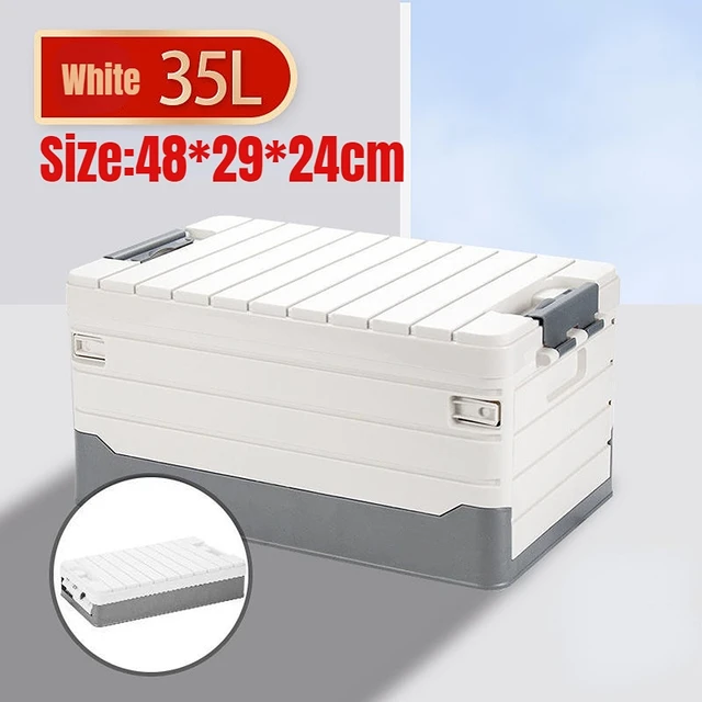 ATsafepro Car Trunk Box 35L Car Organizer Storage Box Folding Trunk Box ...