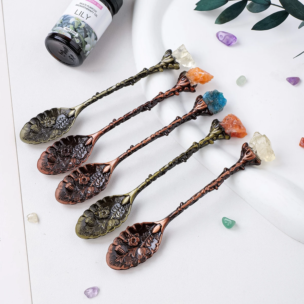 Mini-cuchara-curativa-de-cristal-Natural-para-decoraci-n-del-hogar ...