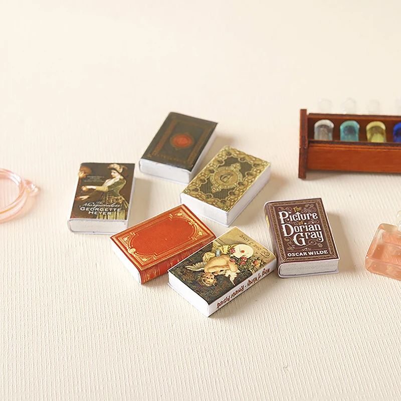 6Pcs-1-12-Dollhouse-Miniature-Book-Comic-Book-Small-Books-Mini-Model ...
