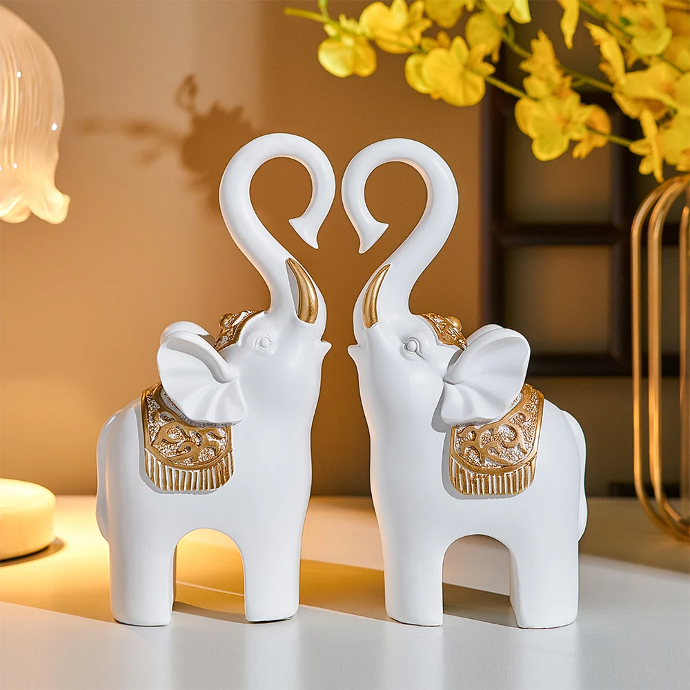 Elephant Statues Home Decor
