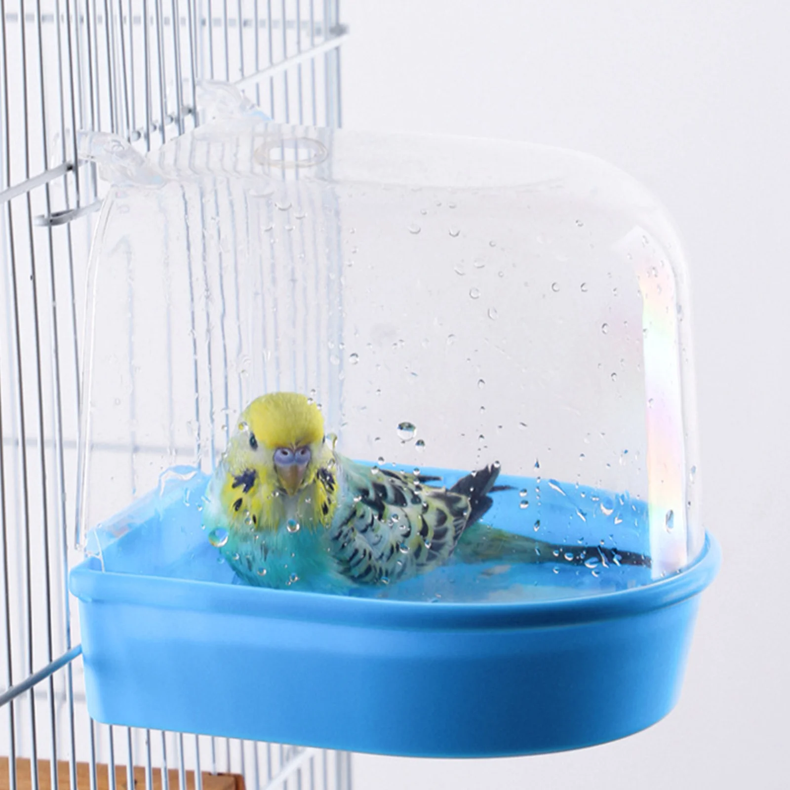 Bird-Bath-Box-Basin-Dish-Parakeet-for-Cage-Parrot-The-Bathtub ...