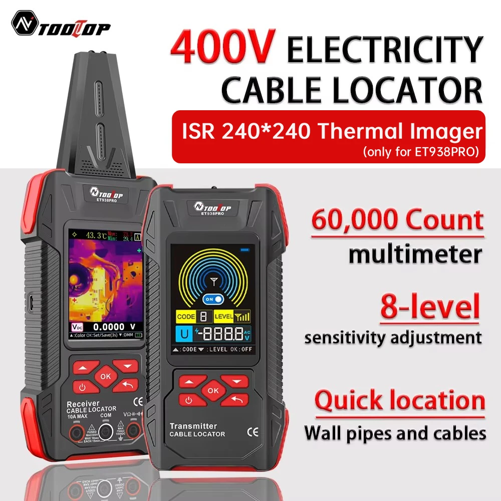 TOOLTOP Underground 400V Cable Locator Thermal Imaging Camera 3.2 ...