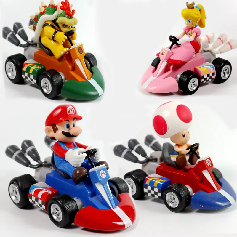 Super Mario Bros PVC Anime Figures Games, Luigi, Yoshi Cartoon, Chambre ...