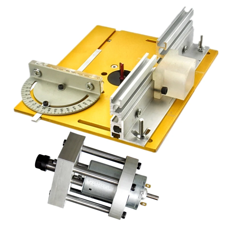 Woodworking Liftable Electric Wood Milling Assembly Aluminum Router ...