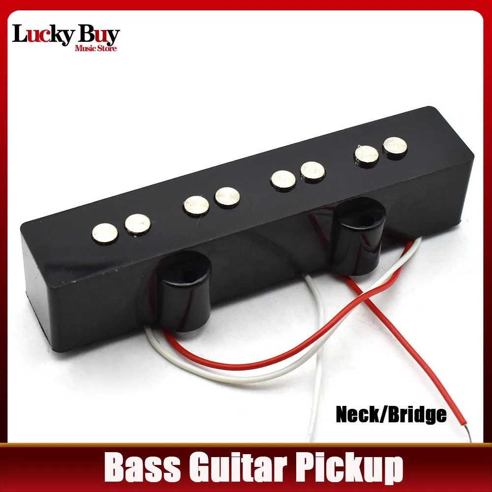 1pcs Open Jazz JB Bass Pickup Bridge Pickup Braided Cloth Cable for 4 ...