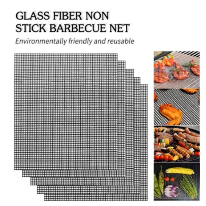 Barbecue-Mats-Barbecue-Grill-Mesh-High-Temperature-Resistant-Cuttable ...
