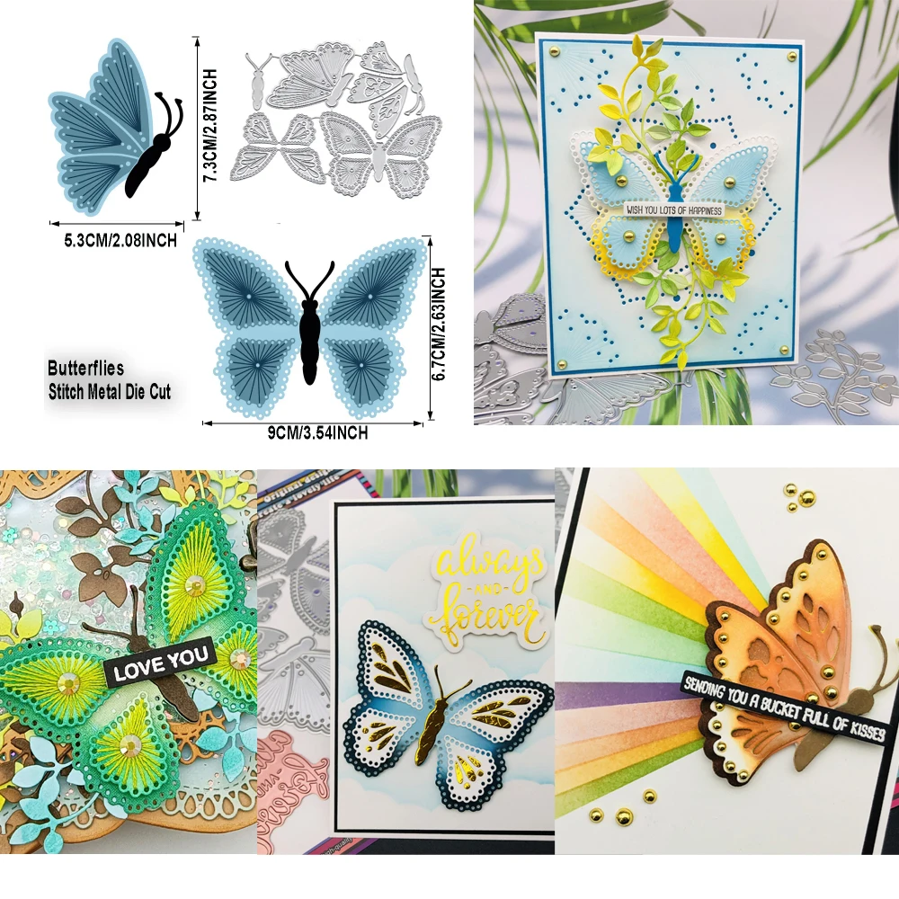 Alinacutle-Stitching-Dies-Butterfly-Metal-Cutting-Dies-Cut-Etched-Die ...