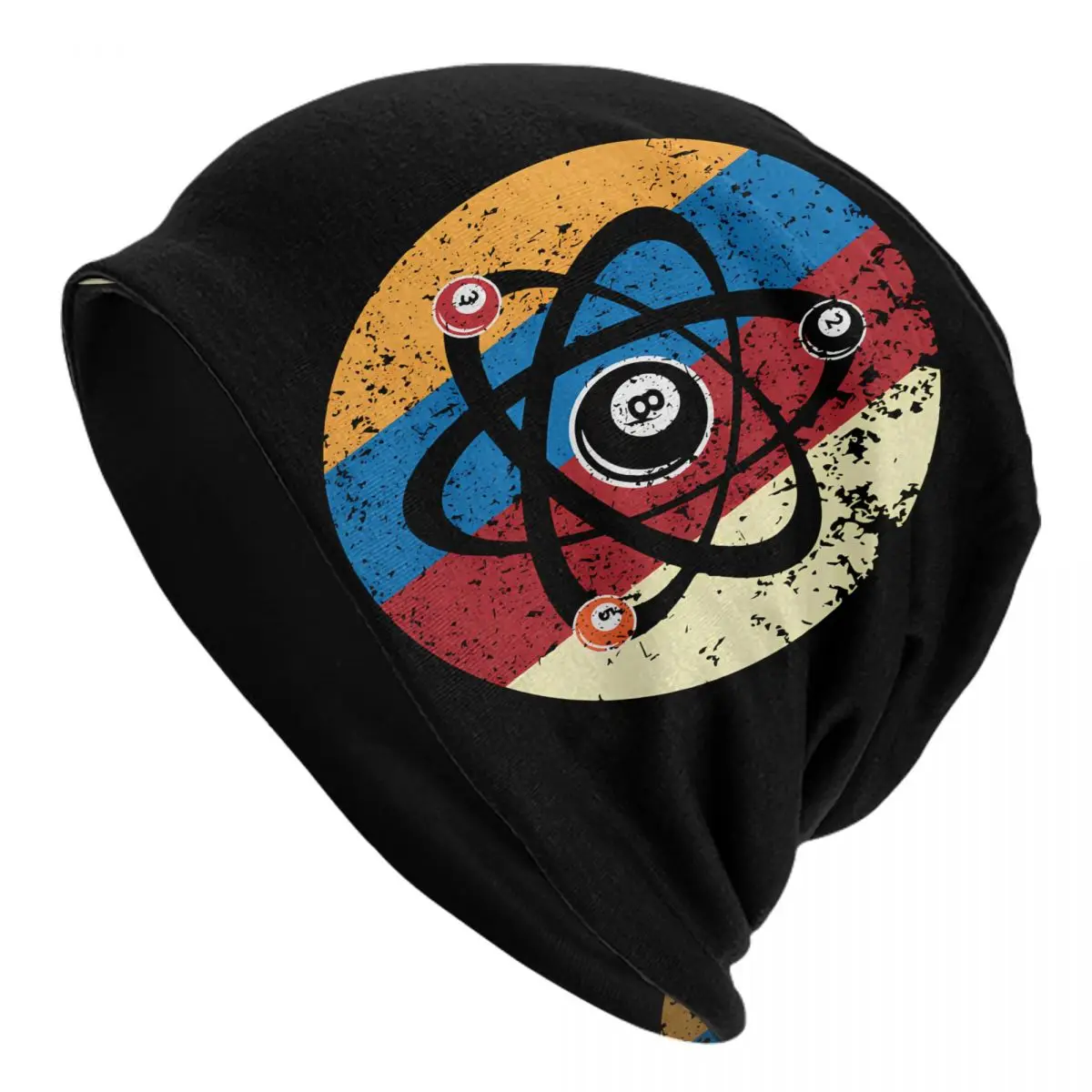 Billiard-Skullies-Beanies-Caps-Atom-Science-Pool-Thin-Hat-Bonnet-Hats ...