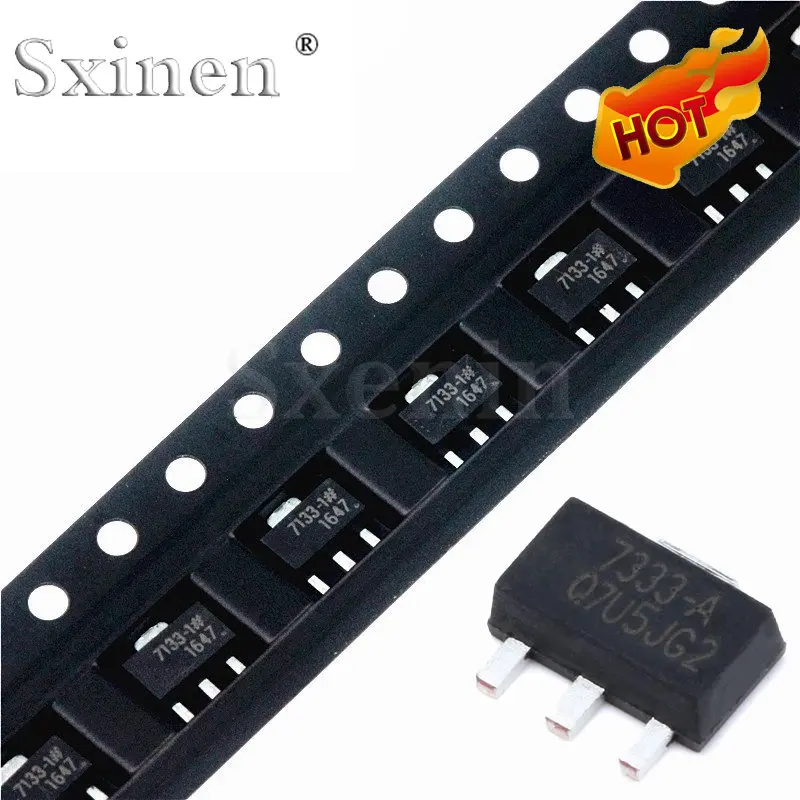 10PCS HT7136 HT7150 HT7130 HT7133 HT7327 HT7333 HT7330 SOT89 Régulateur ...