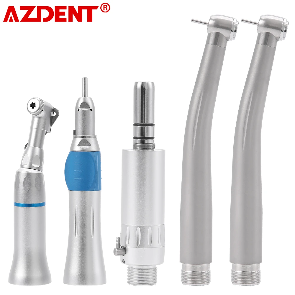 AZDENT-2023-Dental-High-Low-Speed-Handpiece-Kit-1-1-Ratio-Dental-Push ...