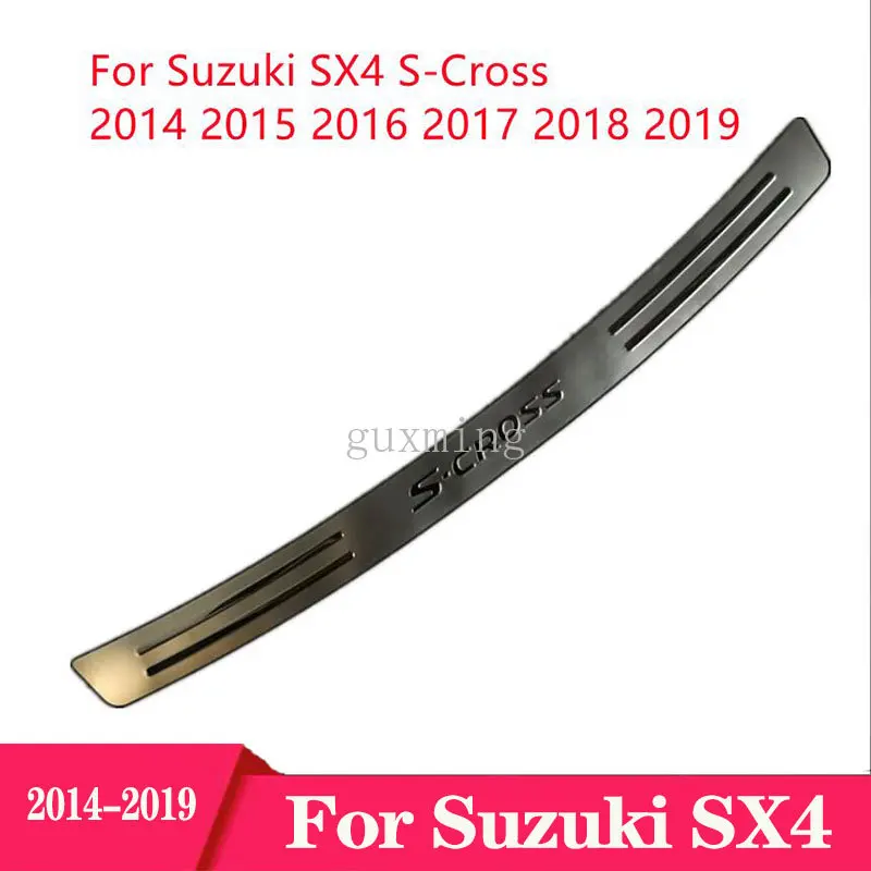 For-Suzuki-SX4-S-Cross-Rear-Guards-Stainless-Steel-Rear-Bumper ...
